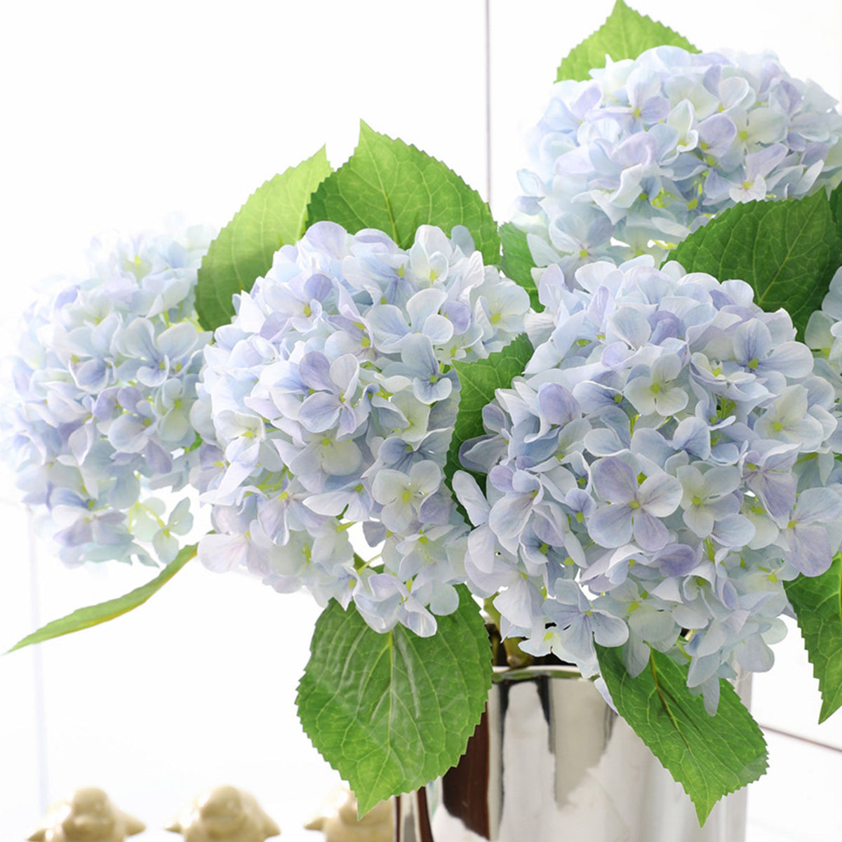 Realistic Fake Hydrangea Flowers 18" - VANRINA