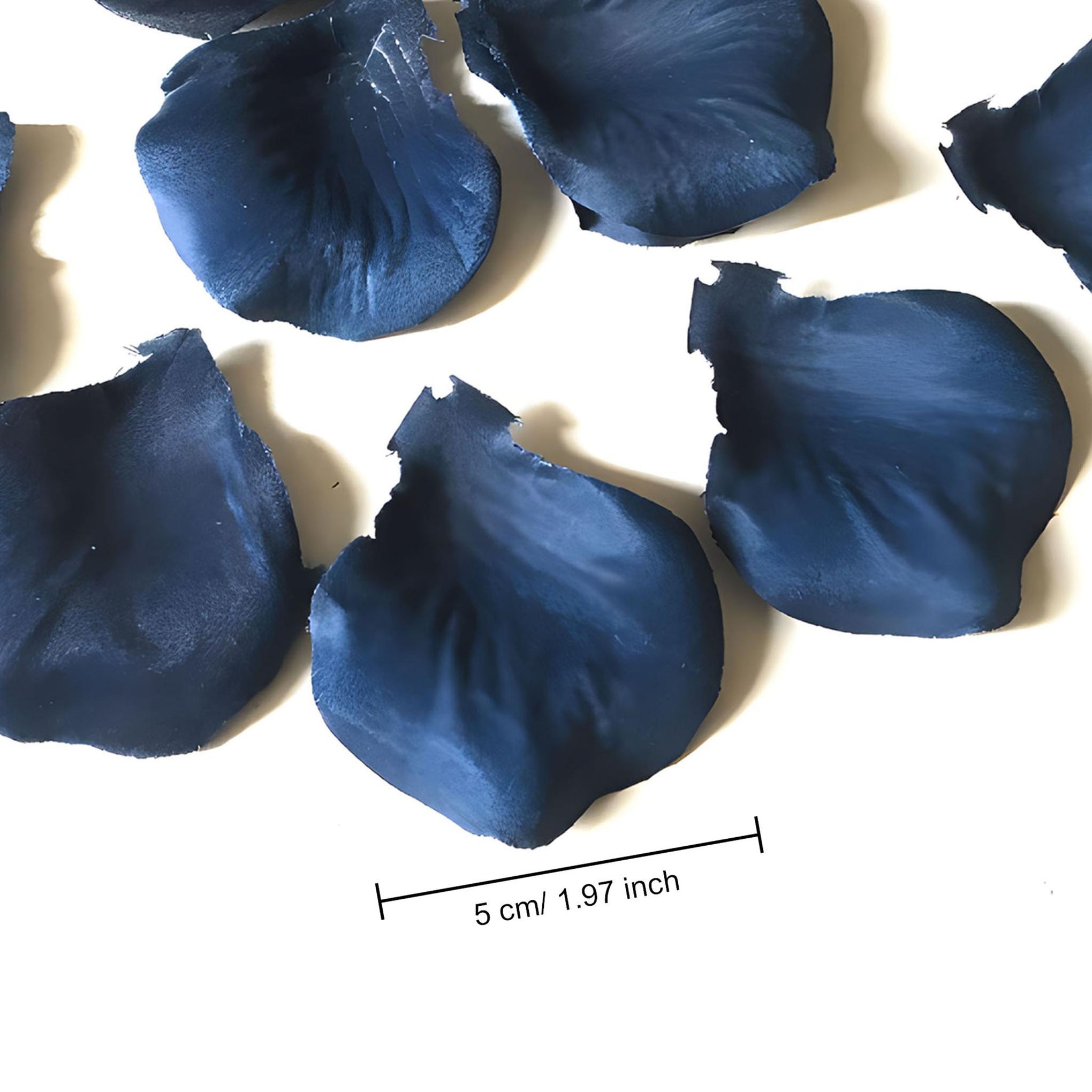 Navy Blue Rose Fake Rose Petals Quality Fabric Petals 500pcs - VANRINA