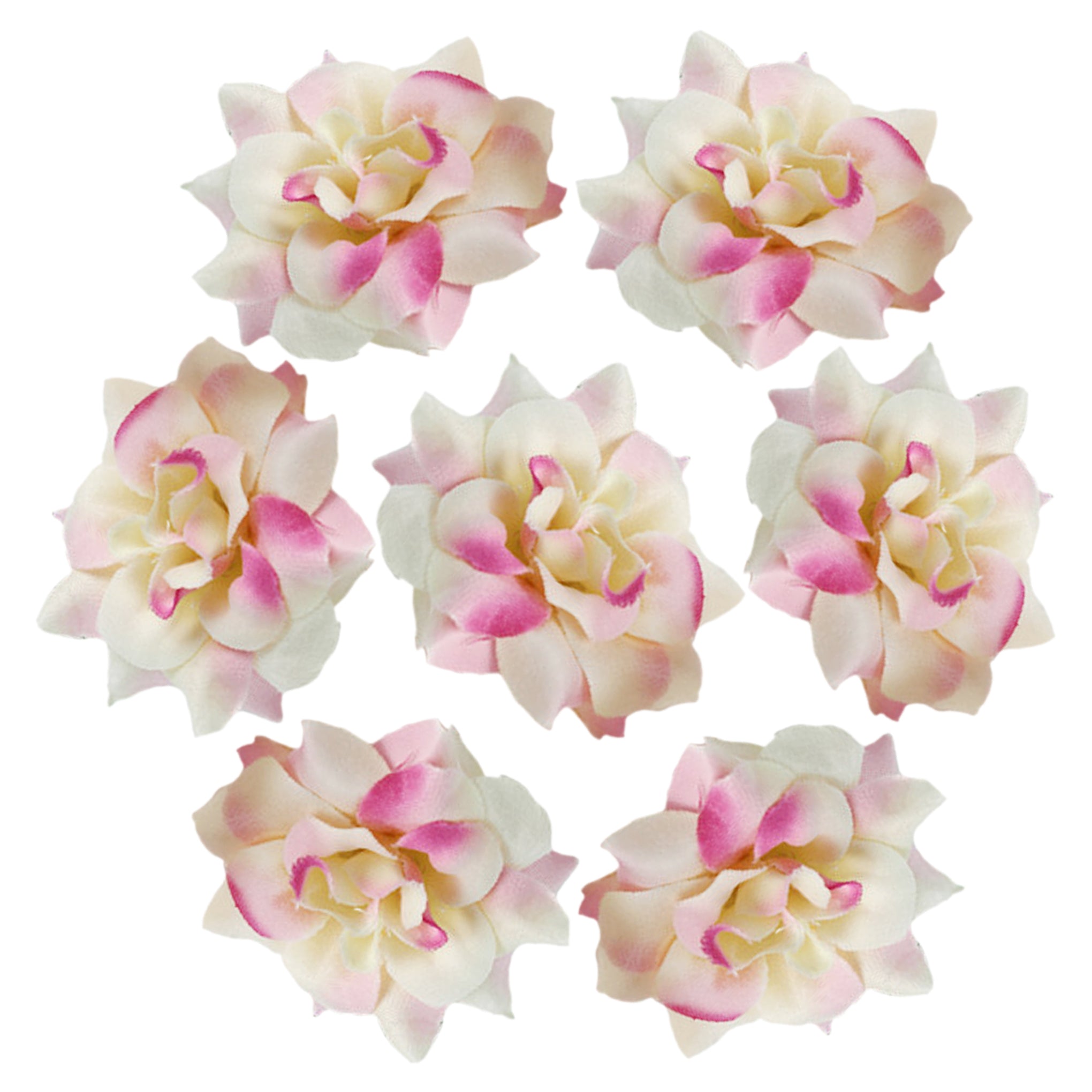 Small Silk Roses Flowers in Bulk Flocking Flowers 100 pcs for Hairpins ...