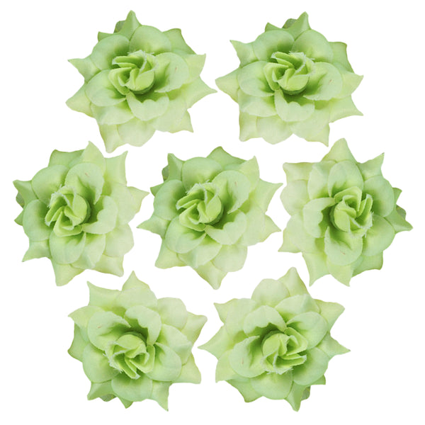 Small Silk Roses Flowers in Bulk Flocking Flowers 100 pcs for Hairpins ...