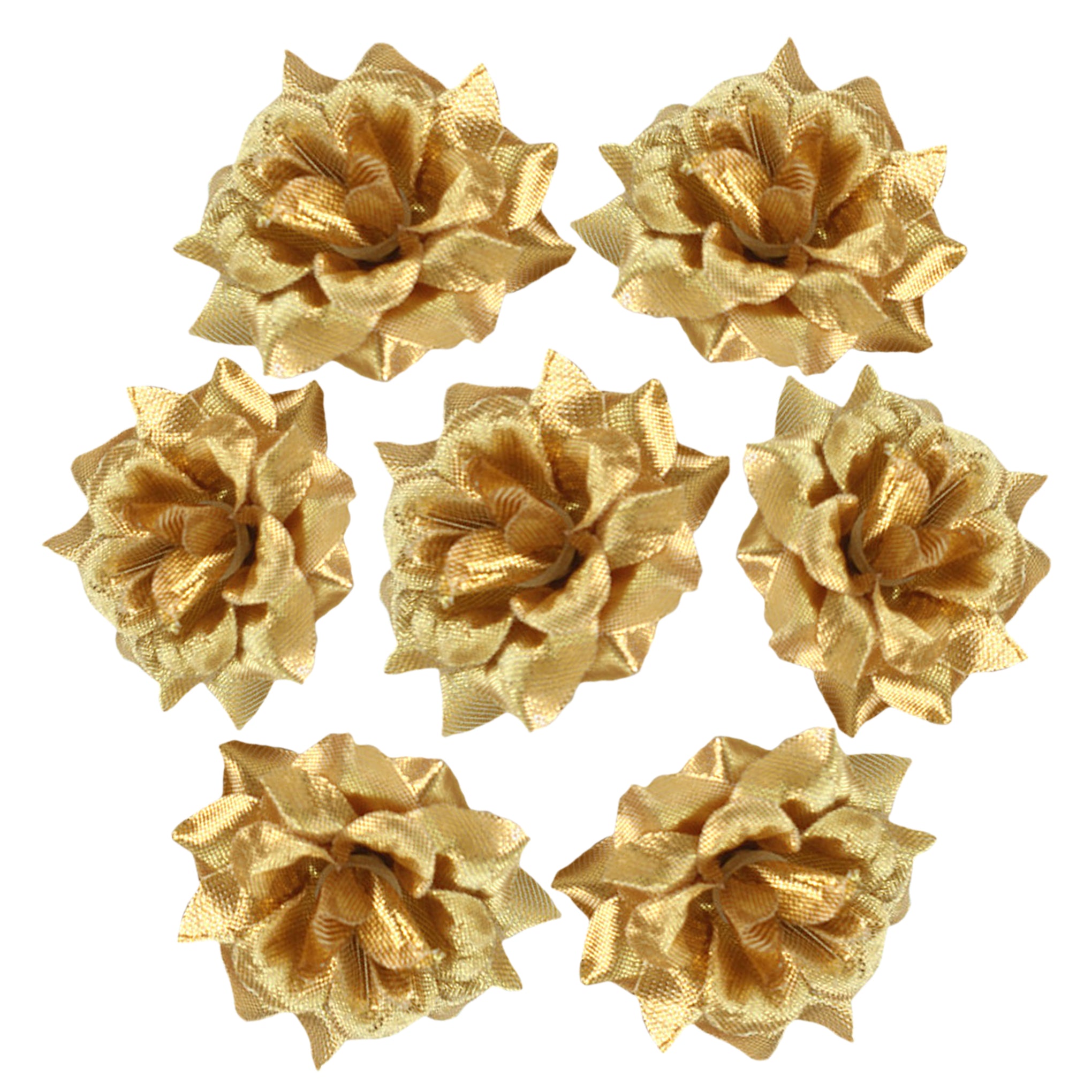 Small Silk Roses Flowers in Bulk Flocking Flowers 100 pcs for Hairpins ...
