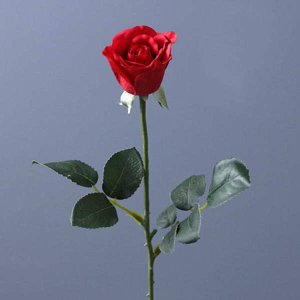 Real Touch Flowers Red Roses Silk Latex Flower - VANRINA